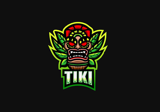 Create Drawing Tike Tops Mask Logo With Text With Any File By Sara