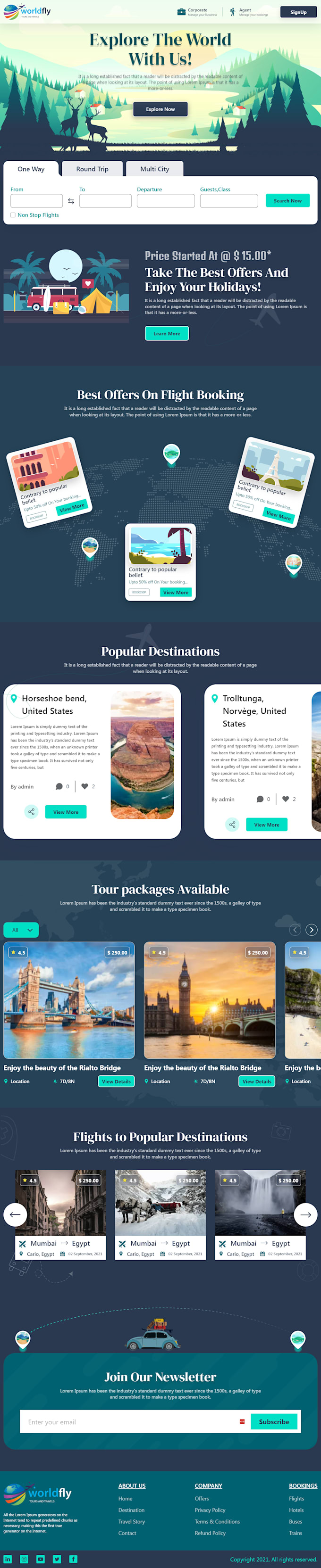 Create Website Landing Pages From Scratch Using Html Css Js By