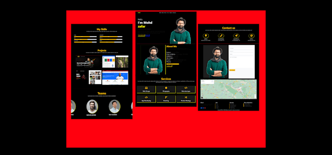 Be Website Front End Developer Using Html Css Js Bootstrap Reactjs By