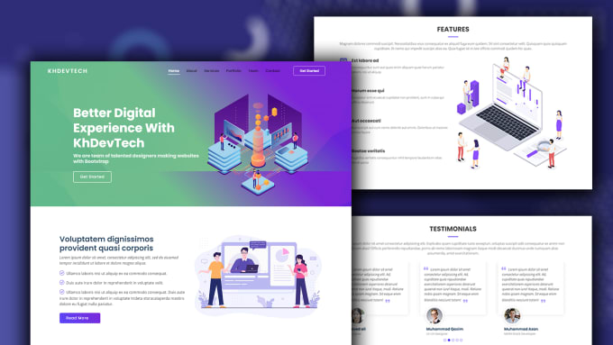 Be Your Web Developer By Khan13 Dev Fiverr