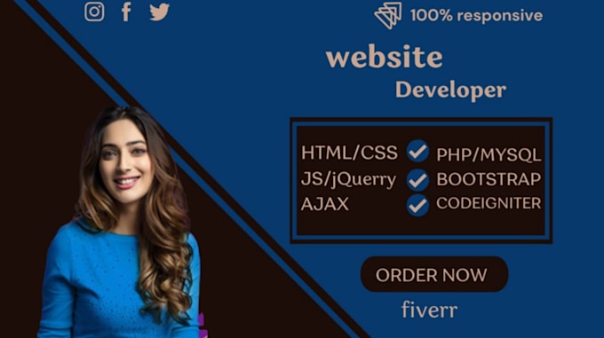 Create A Custom Website From Scratch Using Php By Arshianaseer Fiverr