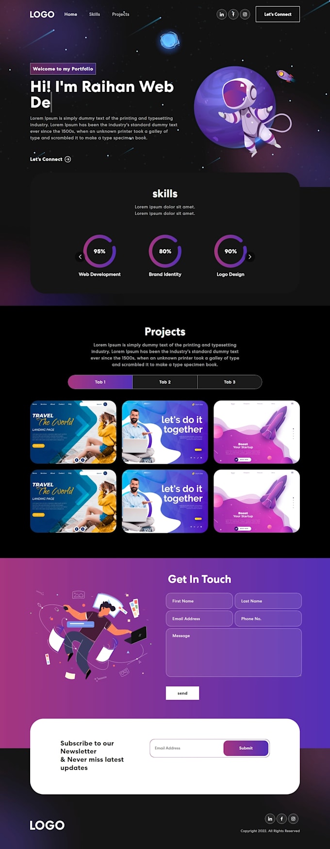 Be Your Front End Web Developer In Html Css React Js By React Raihan
