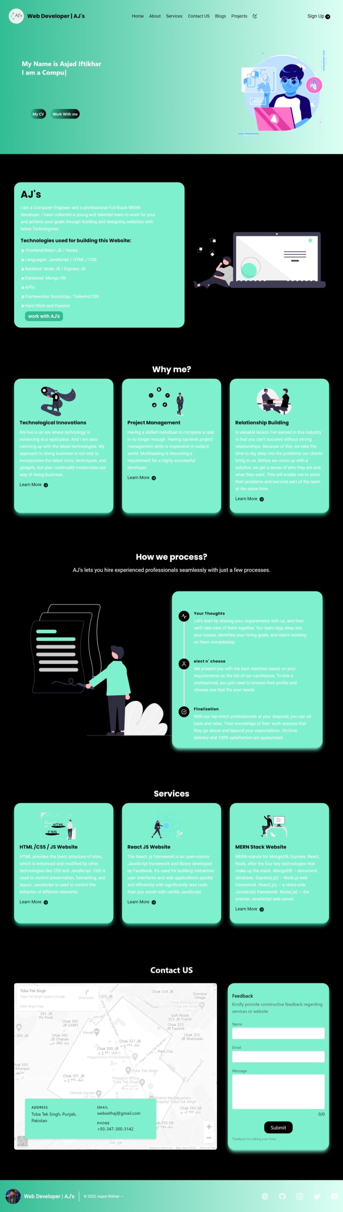 Develop Your Custom Mern Stack Website Using React Node Js By Webdev Aj