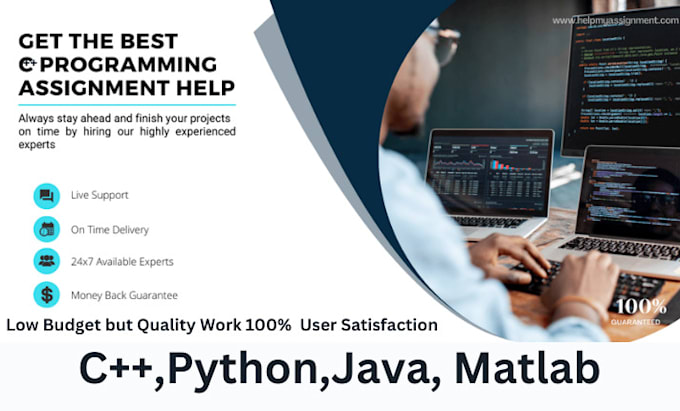 Code Your Cpp Java And Python Matlab Tasks Projects By Sherykhan186