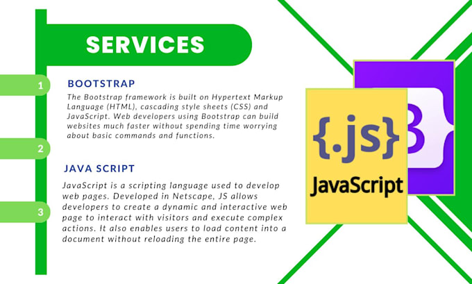 Do Custom Frontend Webdevelopment With Html Css Js Bootstrap By