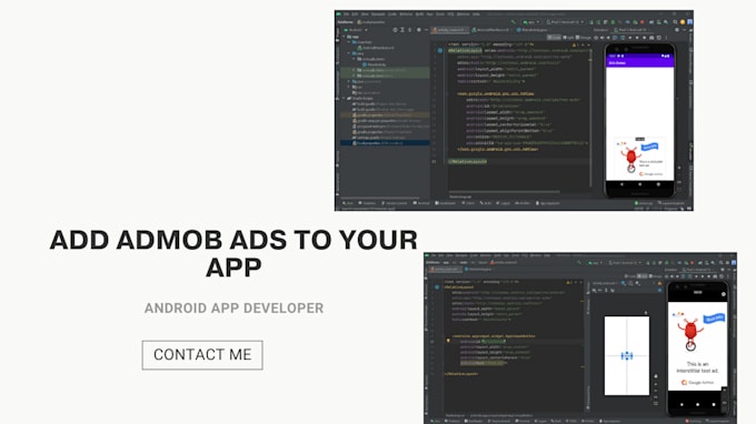 Add Admob Ads In Your Android App By Create Apps Fiverr