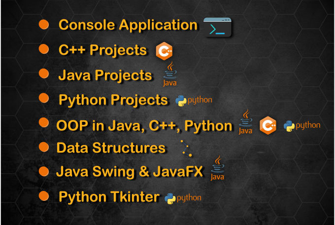 Program Cpp Java Python Database Dsa Gui Projects Urgently By