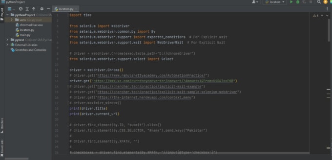 Perform Automation Testing And Scripting Using Selenium Python By