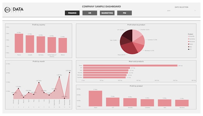 Create A Professional Report Based On Powerbi By Databmye Fiverr