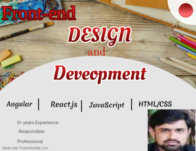 Expert Front End Developer With Javascript Angular React Nodejs And