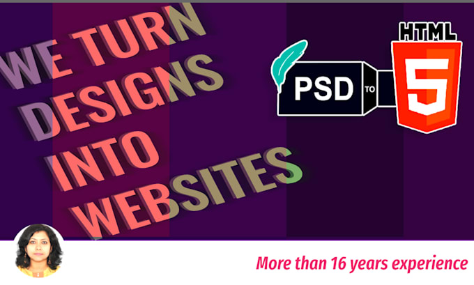 Covert Psd Figma Sketch And Any Graphic Design To Functional Responsive