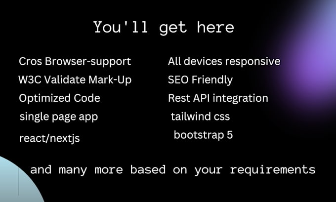 Be Your React Js Front End Developer Using Next Js Tailwind Css By