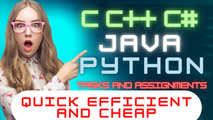 Do C Cpp C Sharp Python And Java Programming For You By Ahhmedjaved