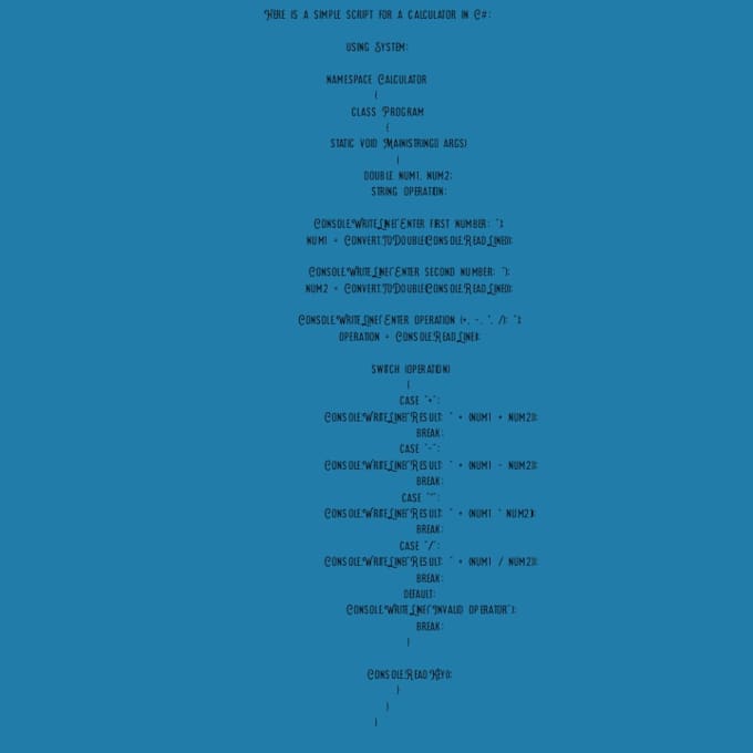 Write All Programming Script In Python Csharp And Javascript By