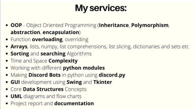 Do Js Java Python Mysql C Programming Tasks Projects By