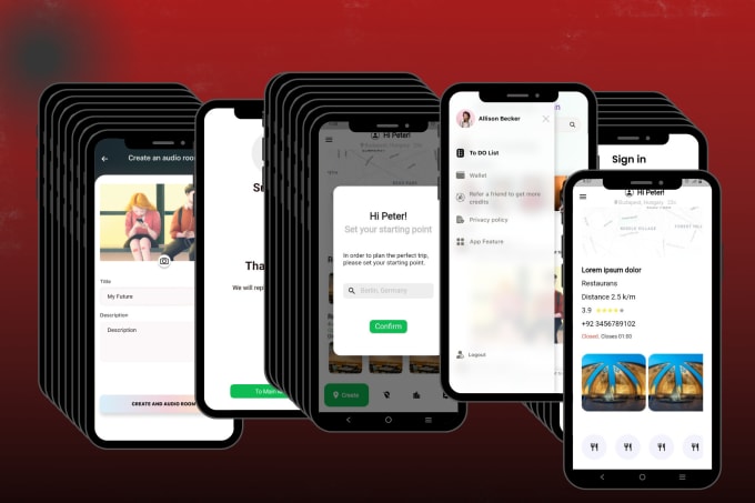 Do Professional Flutter App Ui Designs With Firebase Also By Zahid