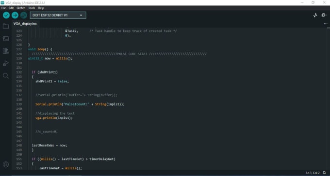 Write The Arduino Ide Code For Arduino Esp32 Esp8266 Boards By