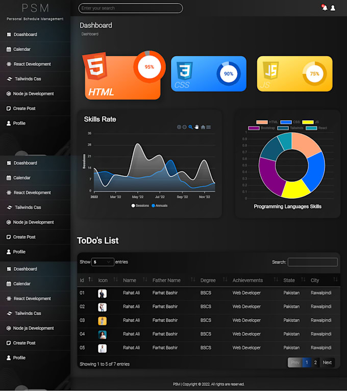 Code Portfolio And Landing Pages Using Custom Html Css Js Jquery By