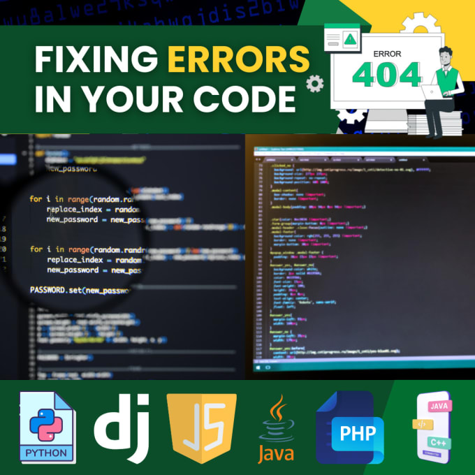 Fix Errors In Python Java Javascript And Php By Zaraiz333 Fiverr