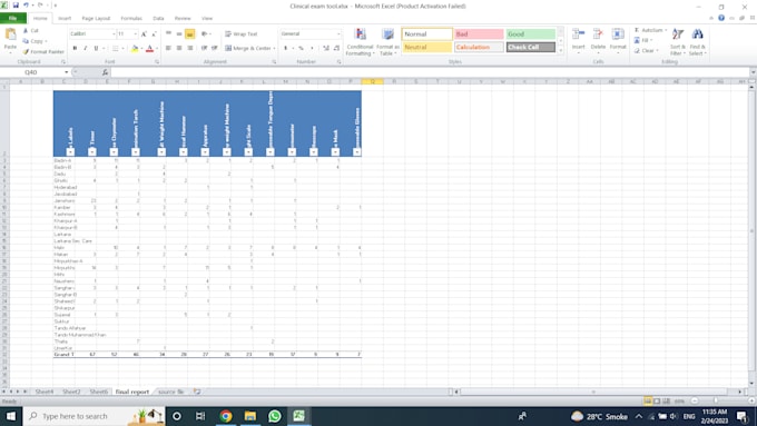 Do Excel Data Entry Analysis Data And Visualization By Ahmedfarooq