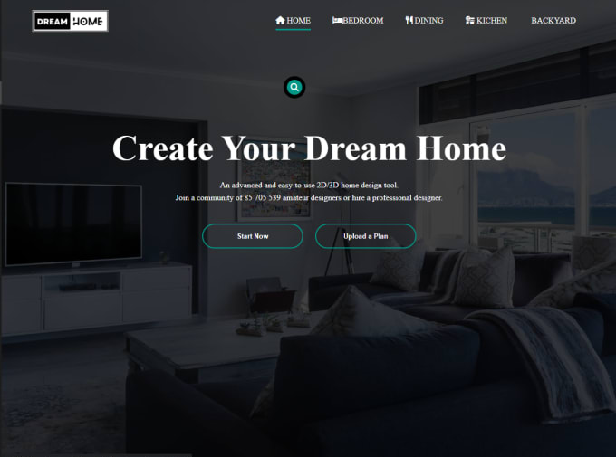 Do Modern Responsive Html And Css Landing Page Design By Jm Designing