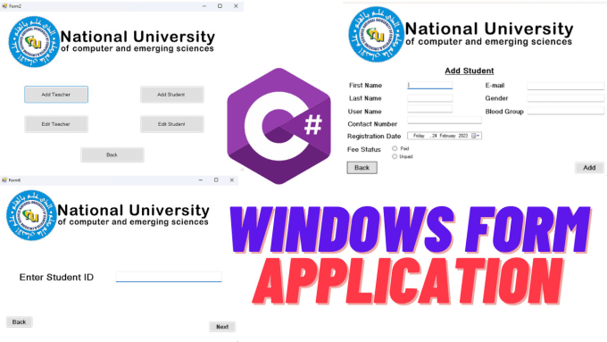Build Windows Form Application In C Sharp By Umar Shahbaz237 Fiverr
