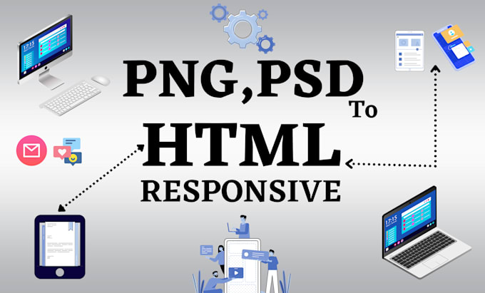 Convert Psd To Html Css Responsive Page By Burhanabdal Fiverr