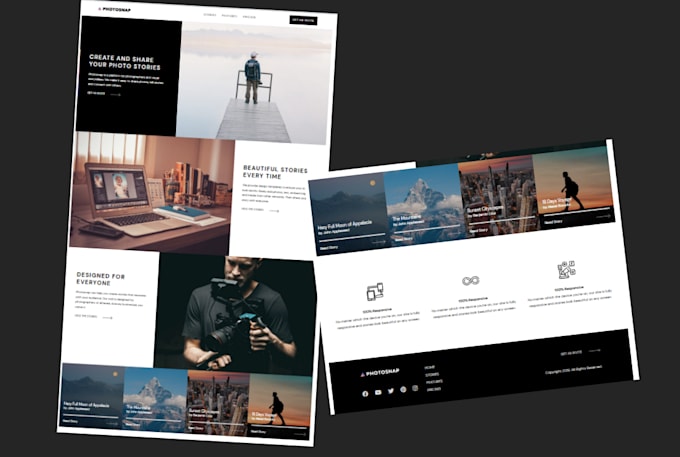 Create Your Webpage Using Html Css Or Tailwindcss And Js By Niamorweb