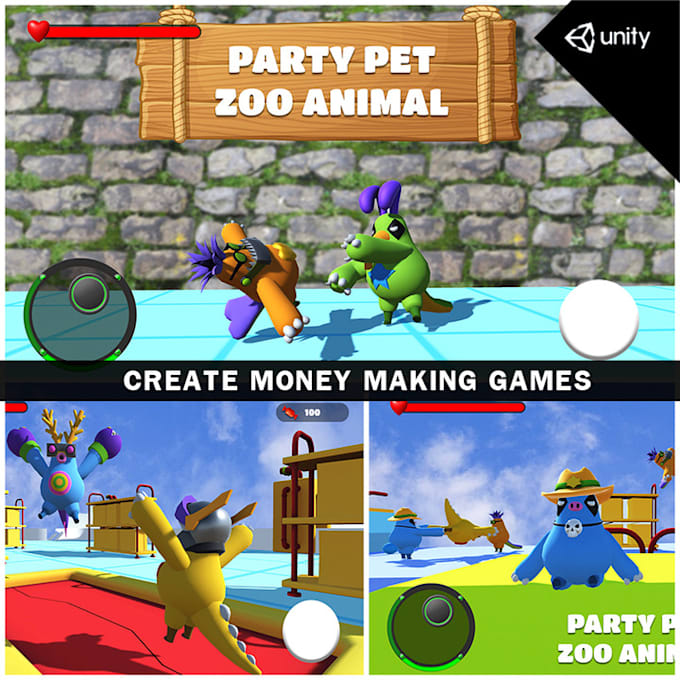 Develop Game In Unity 2d 3d For Android Ios Pc Web By Azedraja Fiverr