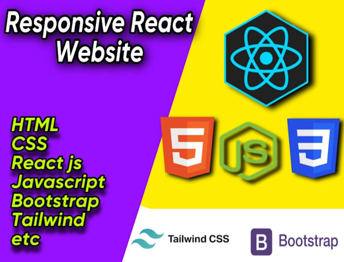 Develop Website In React Js Javascript And Node Js By Websitebyahmed