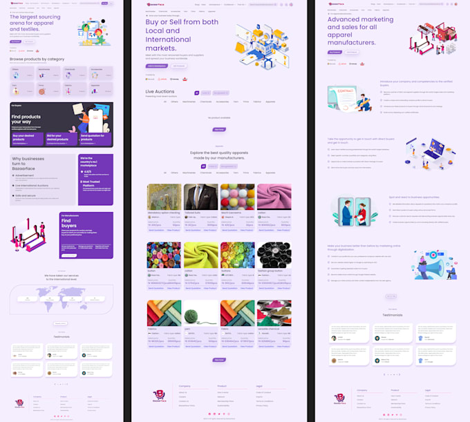 Develop Web Application Landing Page In React Or Next Js By Iamdeepta