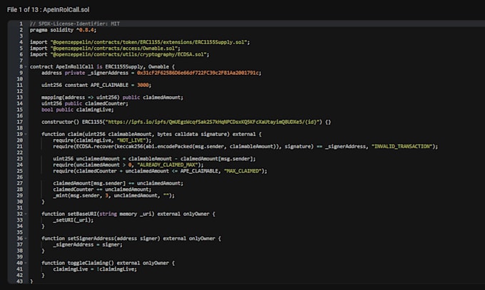 Develop Gas Optimized Solidity Nft Etc Smart Contracts By Ro37355 Fiverr