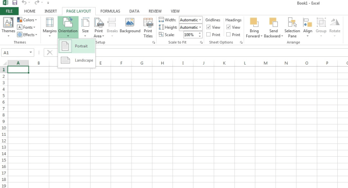 Do Excel Page Layout Setting With 1 Free Work Which You Want By