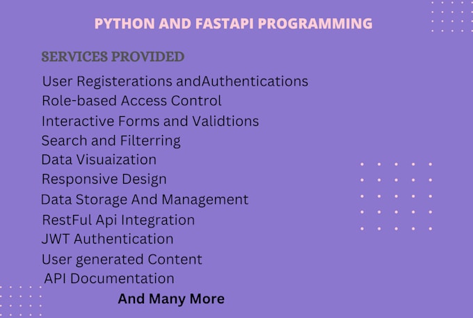 Do Website Development Using Fastapi And Python By Tahir 1088 Fiverr