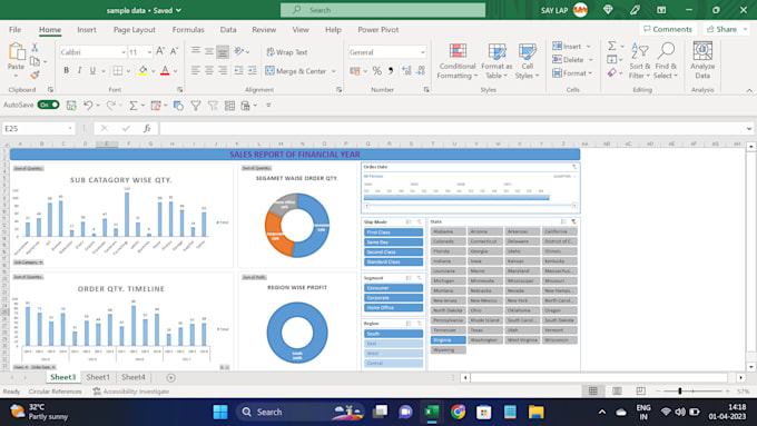 Create Excel Charts Graphs Dashboard And Pivot Tables By Stockar Fiverr