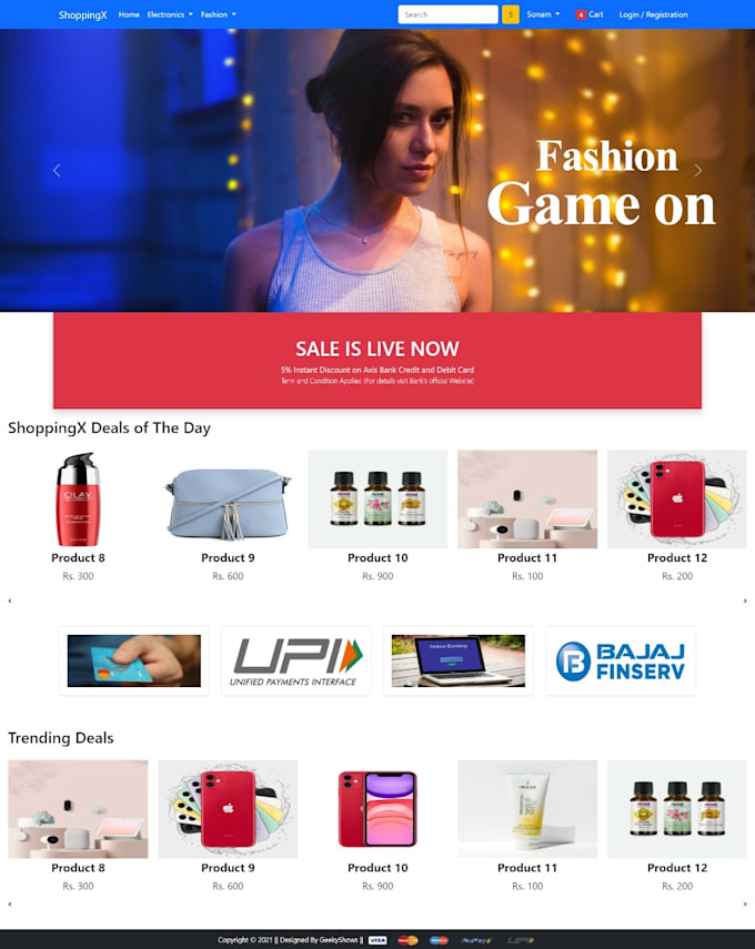 Develop Your Website With Html Css Bootstrap Javascript Python
