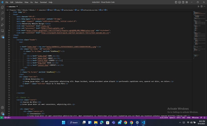 Create Webpage With Html And Css By Sulavkarki 7 Fiverr