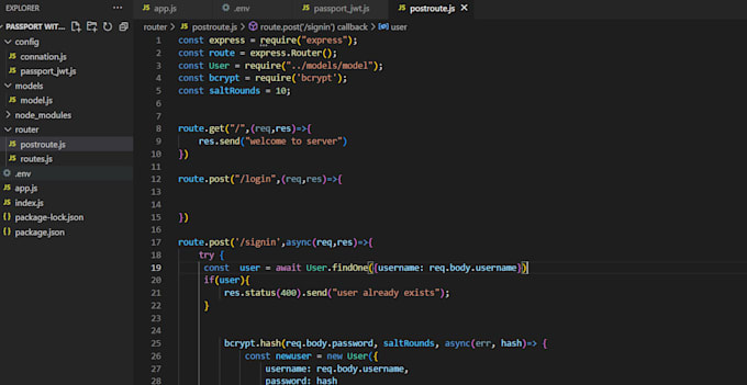 Rest Api With Node Express Js By Mdtoufiq7 Fiverr