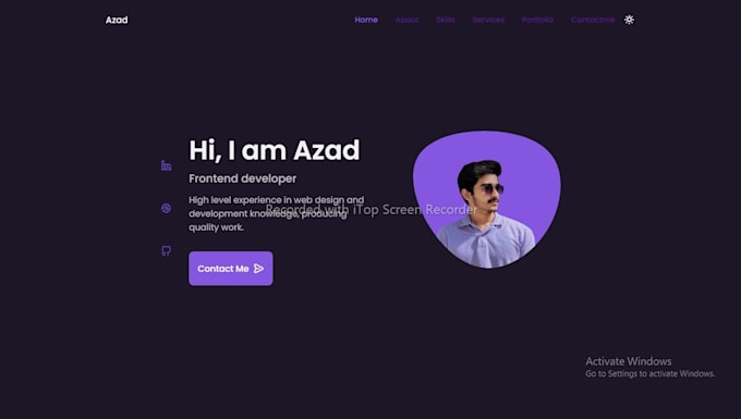 Create Websites Using React Html Css Js By Azadalichandio Fiverr