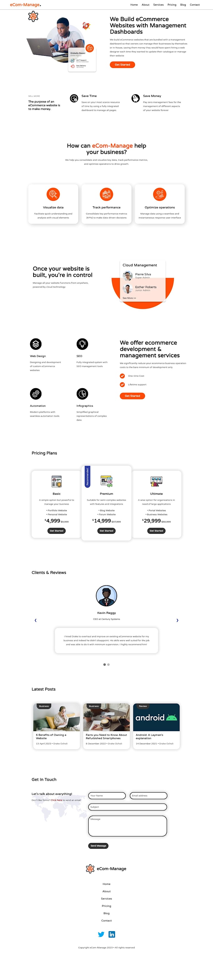 Develop A Custom Website In Html Css Jquery Php And Mysql By Ocholi