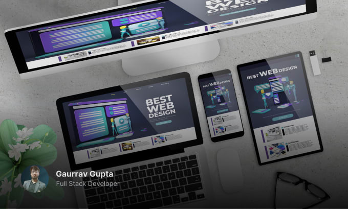 Design Full Responsive Dynamic Website Using Django By Gauravgupta967