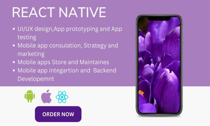 Do Mobile App Development Using React Native By Rimshaali253 Fiverr