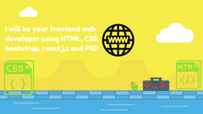 Be Your Frontend Web Developer Using Html Css Bootstrap React Js And