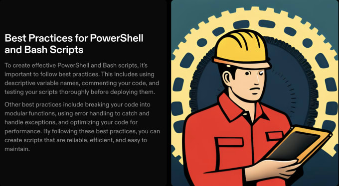 Create Powershell Bash And Python Scripting For Your Custom