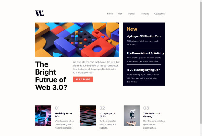 Develop A Responsive Website Using Html Css Javascript By Kris Tom