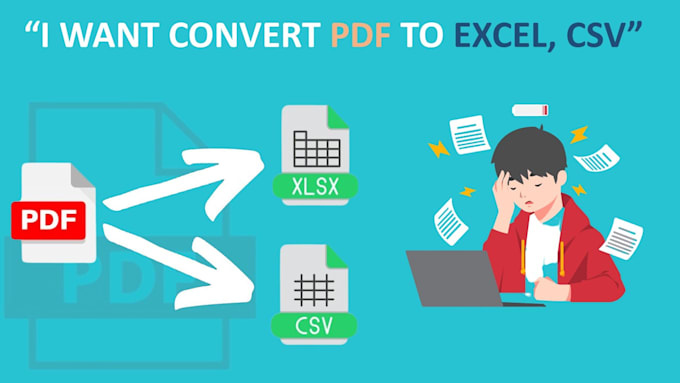 Convert Pdf To Excel Csv Google Sheet By Mankubu Fiverr