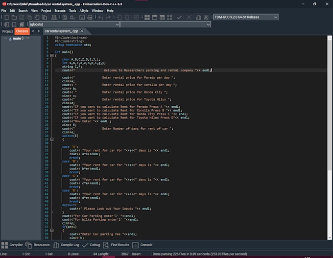 Do Your Cpp Csharp C And Java Assignments And Projects By