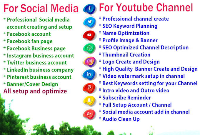 Create Setup Design And Optimize Youtube Channel By Cpamamun005 Fiverr