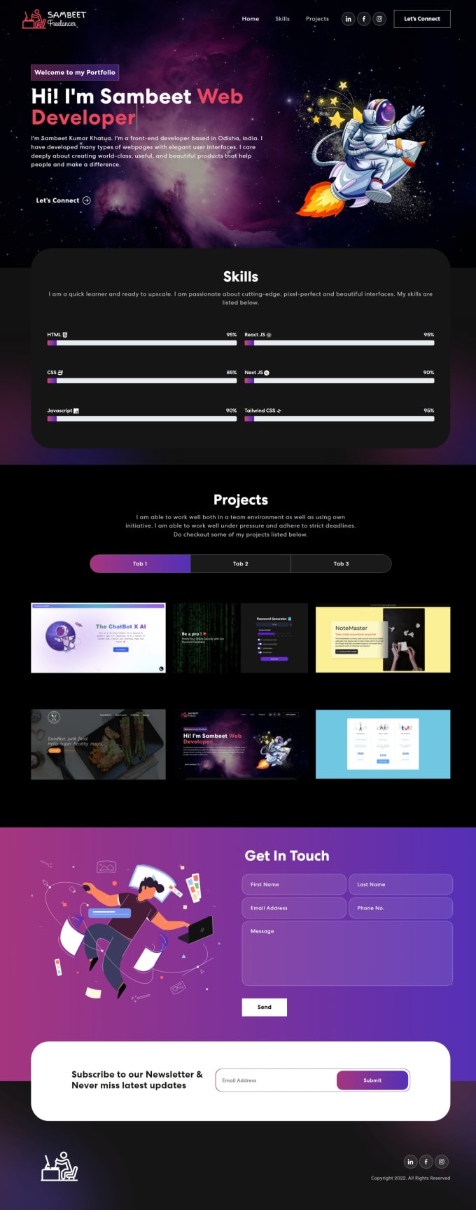 Develop Full Stack Web App Using React Js Next Js By Sambeet 03 Fiverr