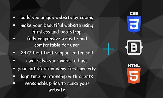 Do Website Design By Coding With Html Css Bootstrap By Kazolbarmon
